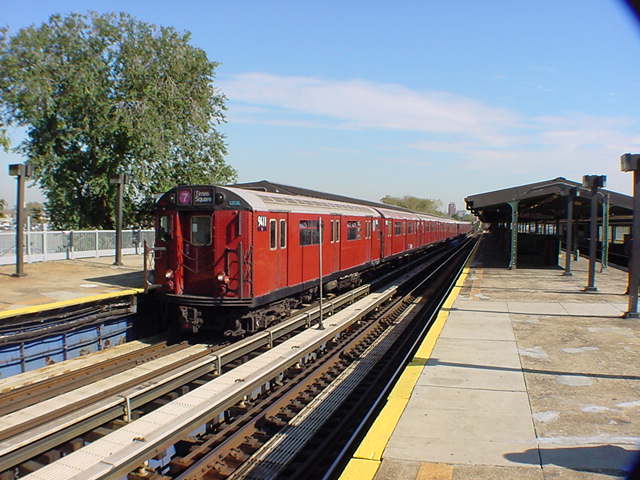 Scrapped Retired Redbird #9411 #7 train photo taken by me (694543)